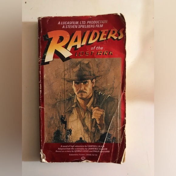 Ballantine Fiction | Accents | Indiana Jones Raiders Of The Lost Ark ...